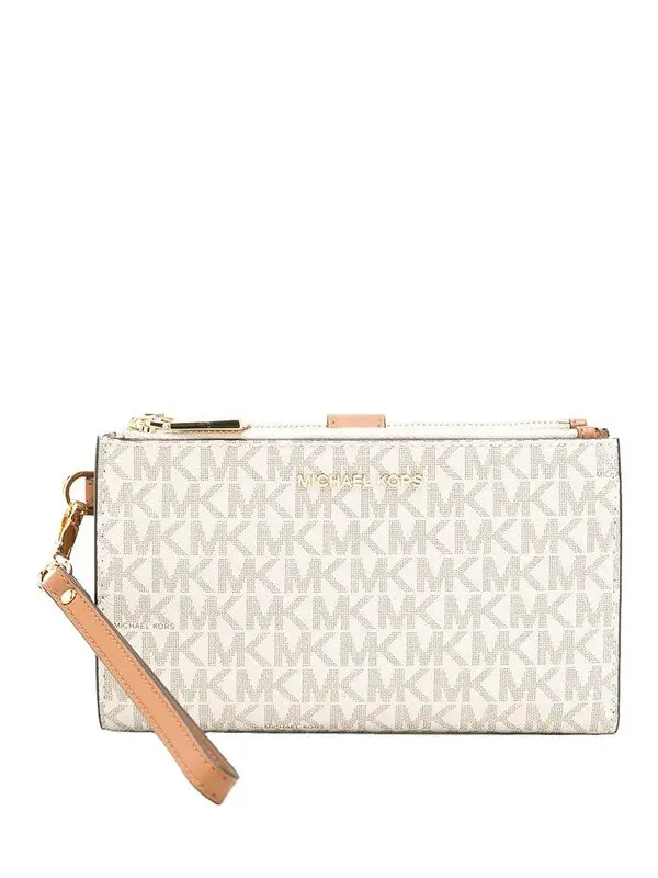 Michael Kors Jet Set Monogram Wallet - Neutrals