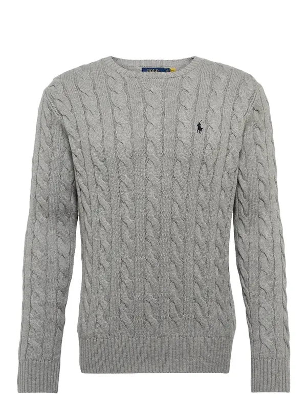 Polo Ralph Lauren Cable-knit Cotton Sweater - Grey