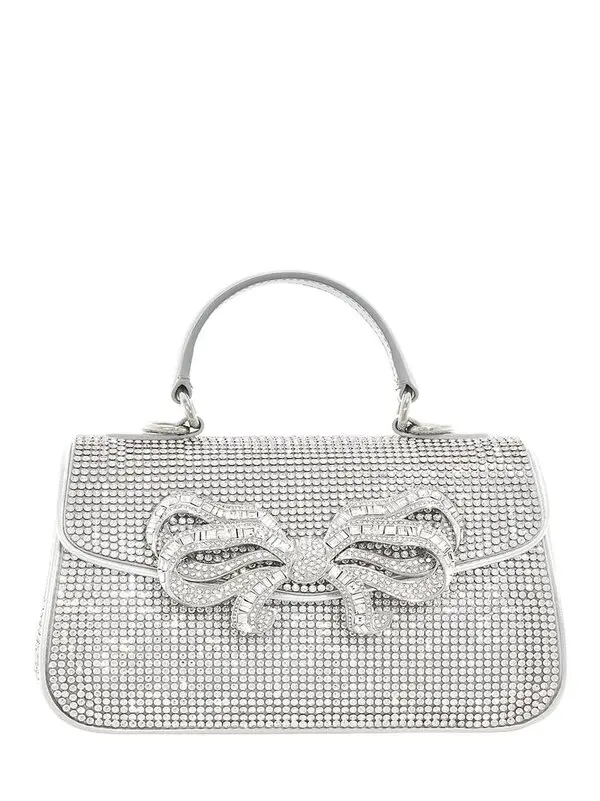 Judith Leiber Bow Top-handle Bag - Silver