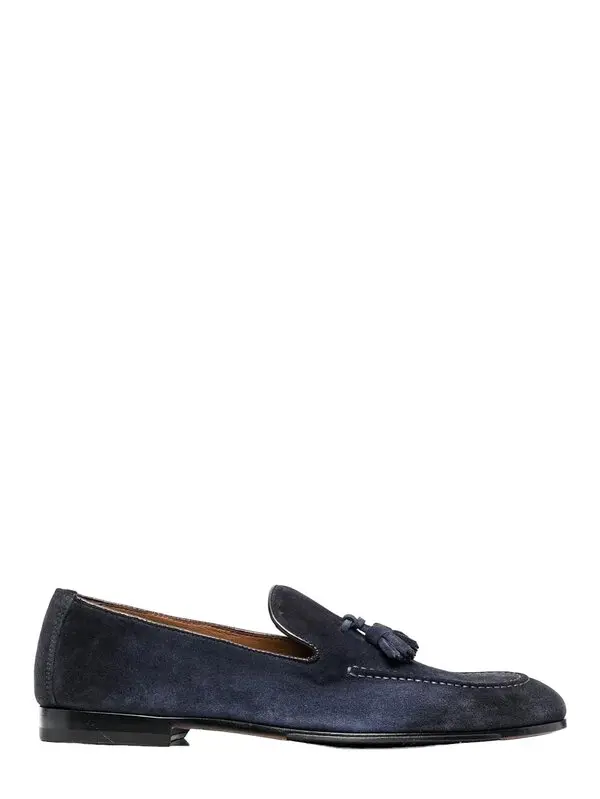 DOUCAL'S Tassel-detail Suede Loafers - Blue