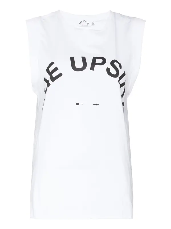The Upside Logo-print Tank Top - White