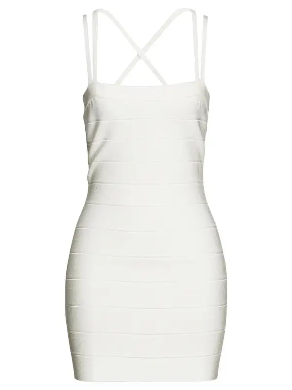 Herve Leger Bandage Mini Dress - Off-white