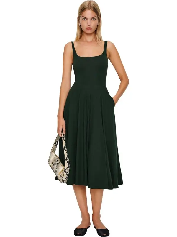 REFORMATION Rou Knit Dress - Green