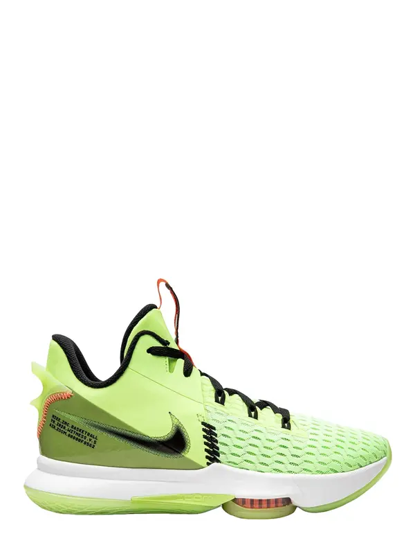 Nike Lebron Witness V Lime Glow Sneakers - Green