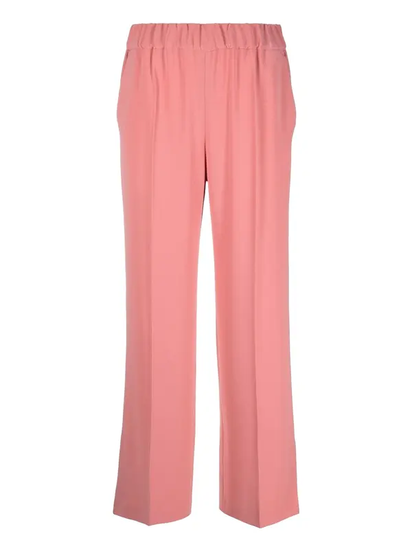 Alberto Biani Cropped Wide-leg Trousers - Pink