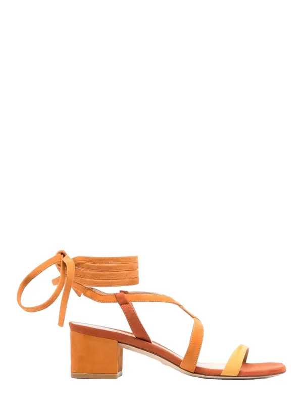 STUART WEITZMAN Sue Ankle-tied Sandals - Orange