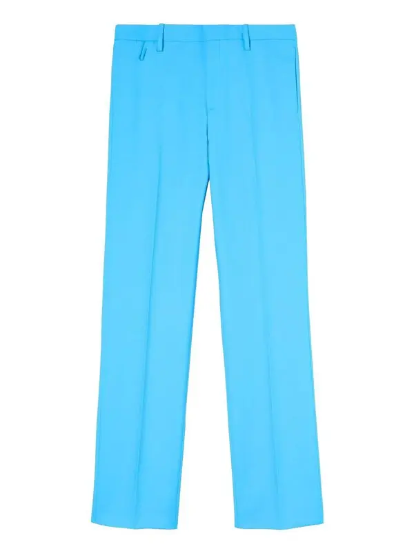 Off-White Straight-leg Tailored Trousers - Blue