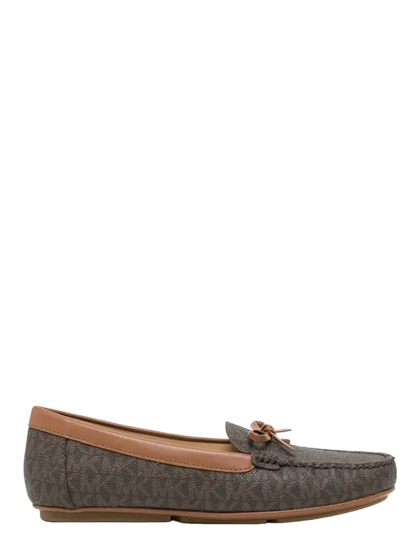 Michael Kors Juliette Monogram Loafers - Brown
