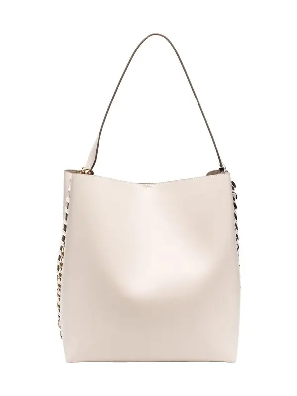 Stella McCartney Frayme Chain-trim Tote Bag - Neutrals