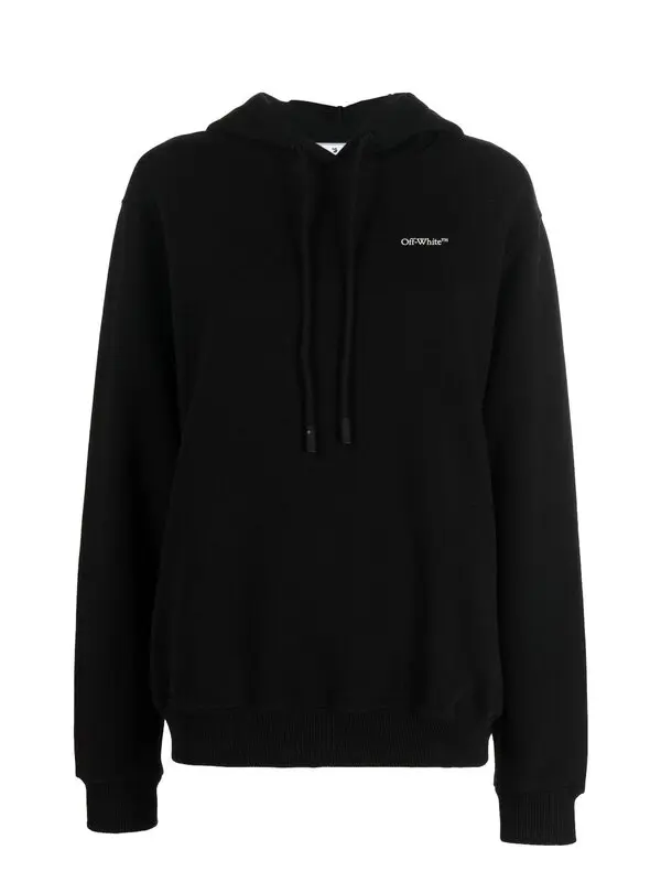 Off-White Arrows Motif Hoodie - Black