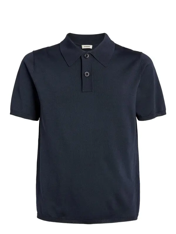 Sandro Polo Shirt - Blue