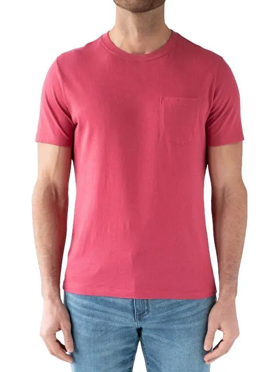 DEVIL-DOG DUNGAREES Signature Pocket T-shirt - Brick Red