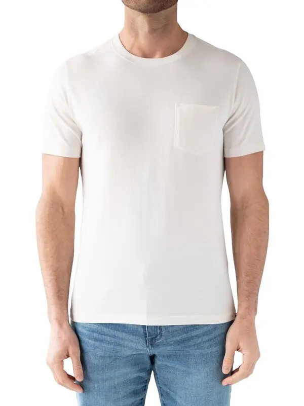 DEVIL-DOG DUNGAREES Signature Pocket T-shirt - Cloud