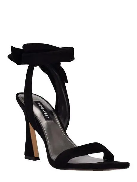 Nine West Kelsie Ankle-tie Sandal - Black