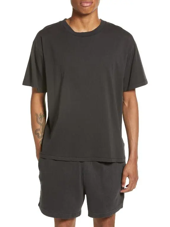ELWOOD Core Oversize Organic Cotton Jersey T-shirt - Black