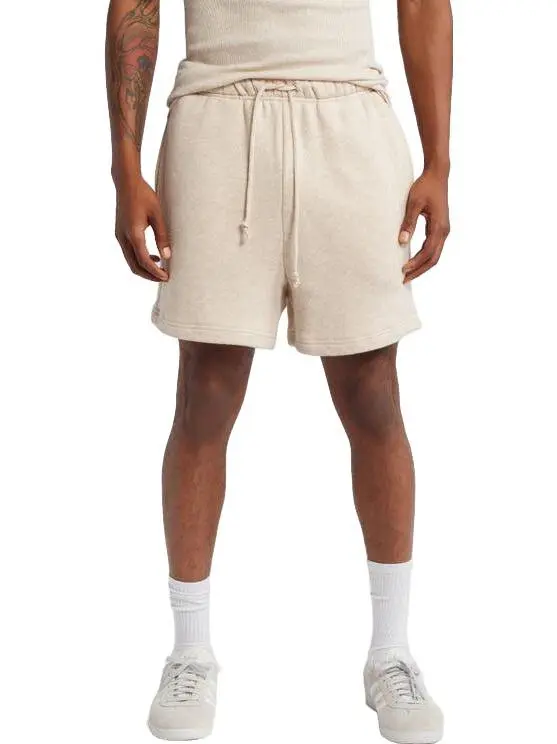 ELWOOD Organic Cotton Terry Sweat Shorts - Vintage Oatmeal
