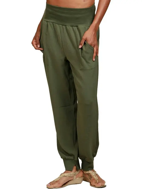NIKKI LUND Casual Pocket Joggers - Olive