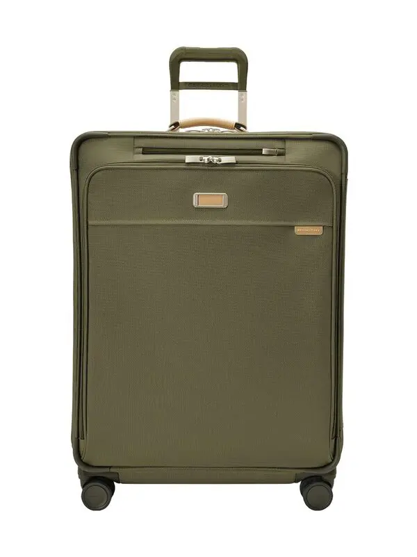 Briggs & Riley Baseline 29-inch Large Expandable Spinner Suitcase - Olive