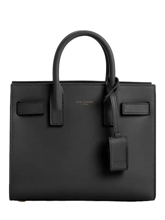 Saint Laurent Nano Sac De Jour Tote - Nero/ Nero