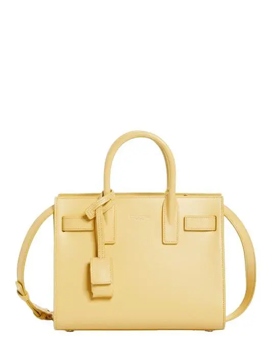 Saint Laurent Nano Sac De Jour Tote - Soft Lemon