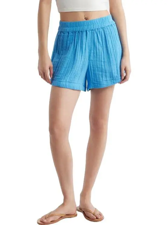 Rip Curl Premium Cotton Gauze Shorts - Azure Blue