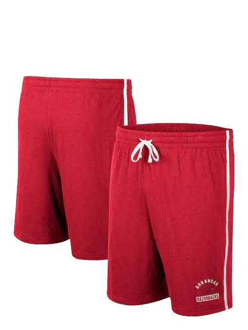 COLOSSEUM Arkansas Razorbacks Thunder Slub Shorts - Cardinal