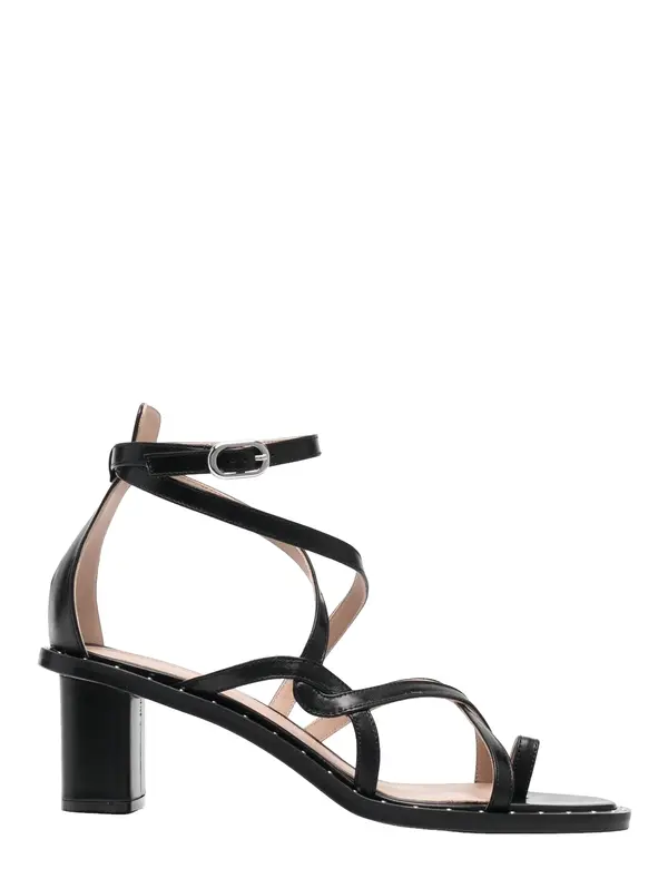 SCAROSSO Patty Strappy Sandals - Black