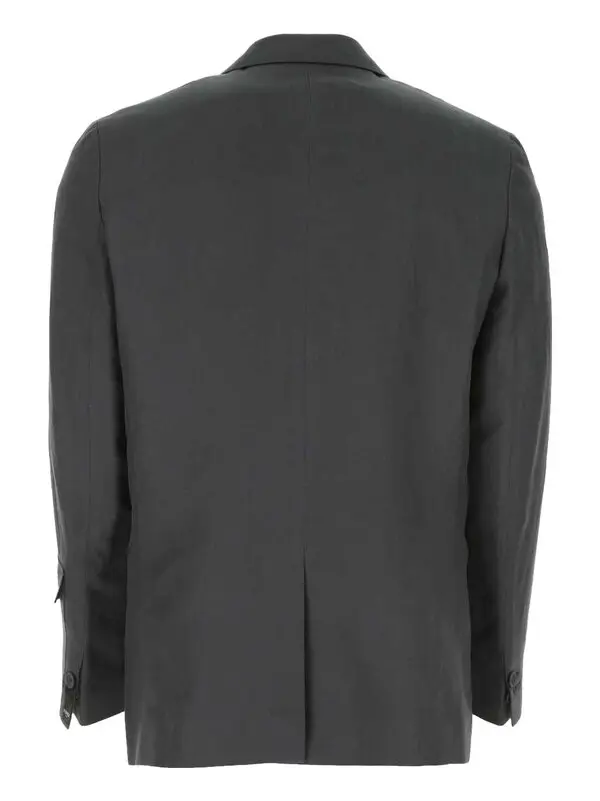 Fendi Peak-lapel Single-breasted Blazer - Grey