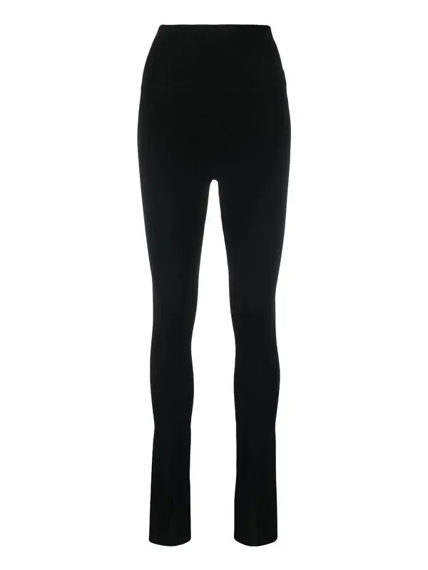 Victoria Beckham High-waisted Trousers - Black