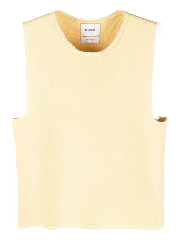 BARRIE Fringe-trim Top - Yellow