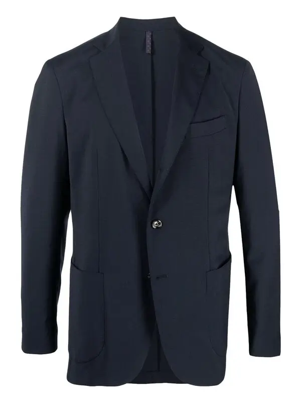 DELL'OGLIO Tailored Single-breasted Suit - Blue
