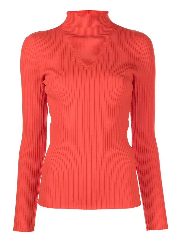 Aztech Mountain El Paradiso Roll Neck Sweater - Orange