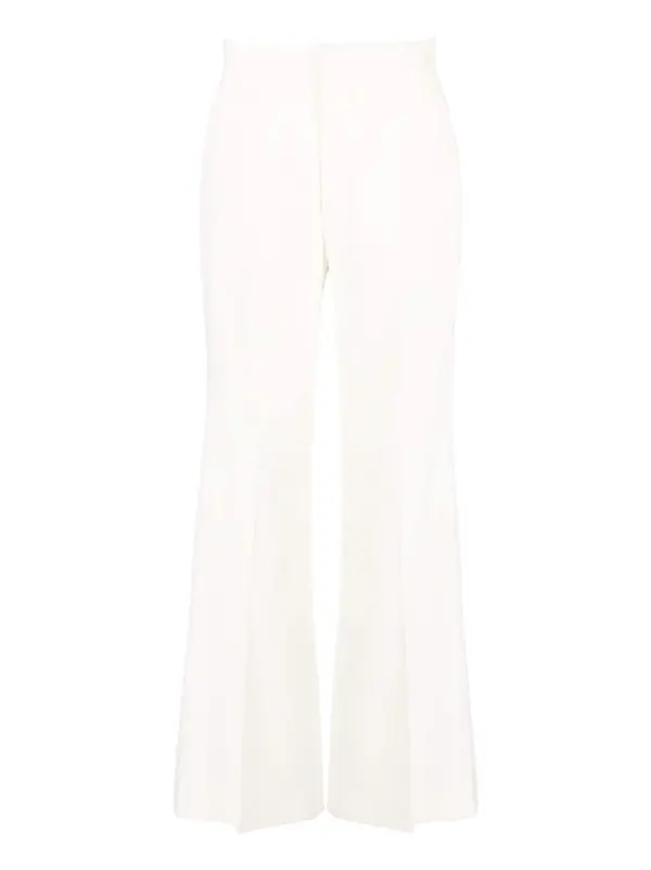 AMBUSH Wide-leg Virgin-wool Trousers - Neutrals