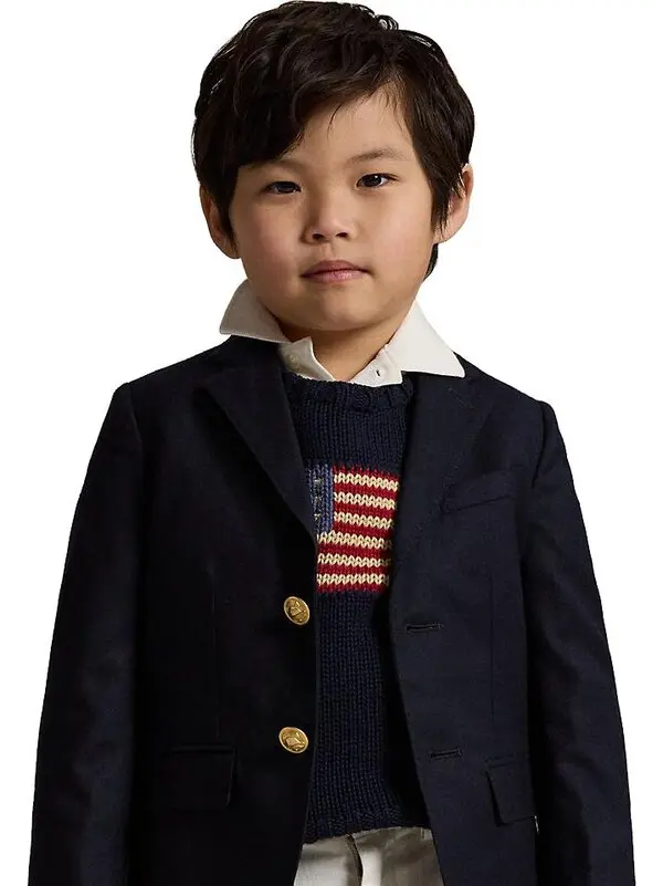 Ralph Lauren Doeskin Blazer - Navy