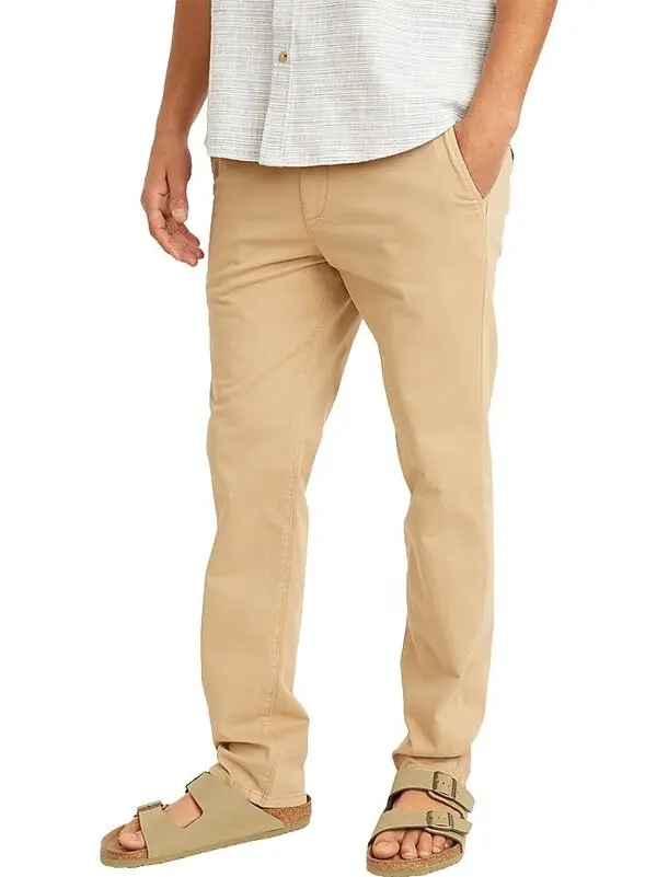 Marine Layer Saturday Slim Fit Pants - Khaki