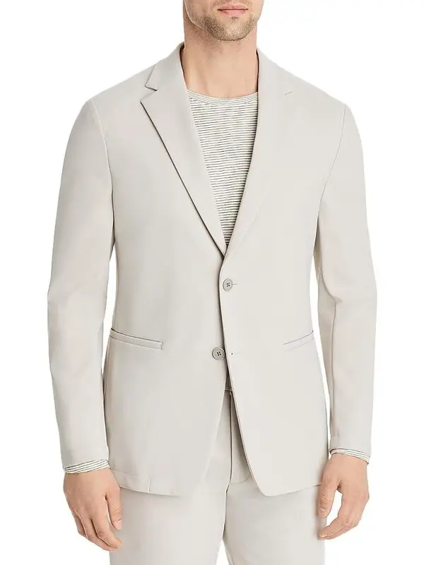 Theory Clinton Precision Ponte Slim Fit Blazer - Putty