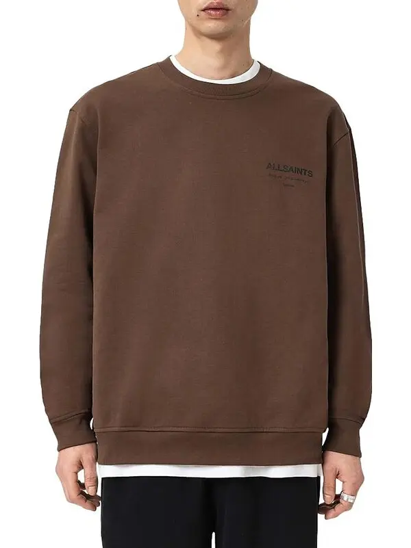 ALLSAINTS Underground Graphic Sweatshirt - Bitter Brown
