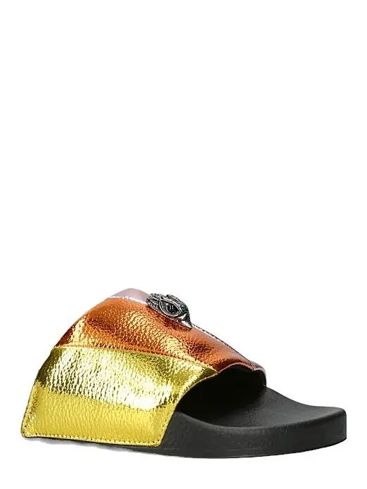 Kurt Geiger Meena Eagle Slide Sandals - Open Miscellaneous