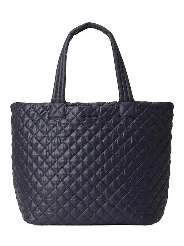 Mz Wallace Large Metro Tote Deluxe - Black/black