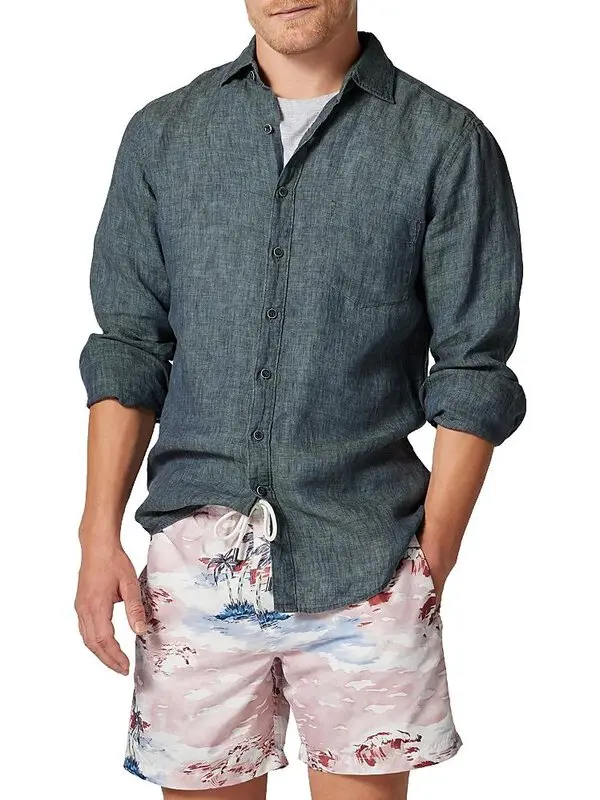Rodd & Gunn Coromandel Linen Shirt - Ash