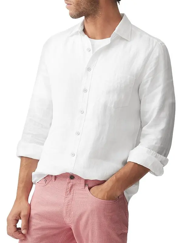 Rodd & Gunn Coromandel Linen Shirt - Coconut