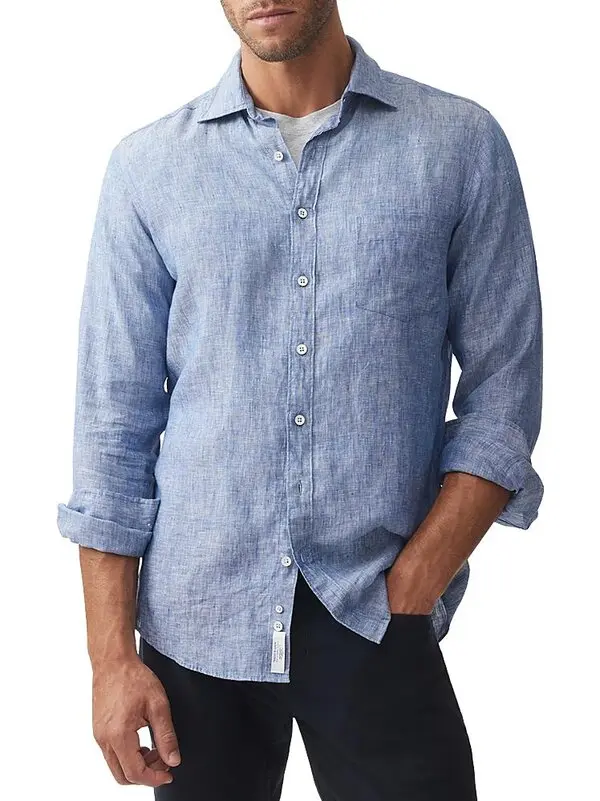 Rodd & Gunn Coromandel Linen Shirt - Indigo