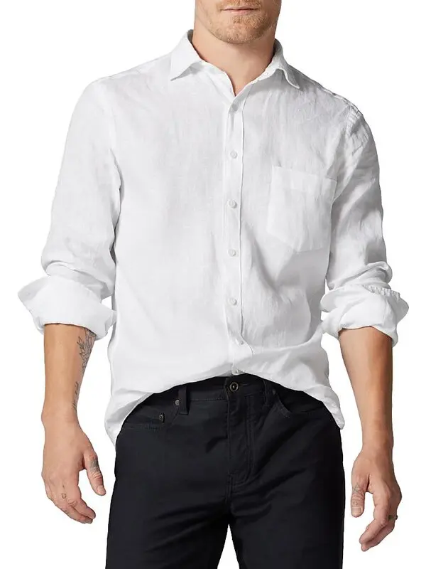 Rodd & Gunn Coromandel Linen Shirt - Snow