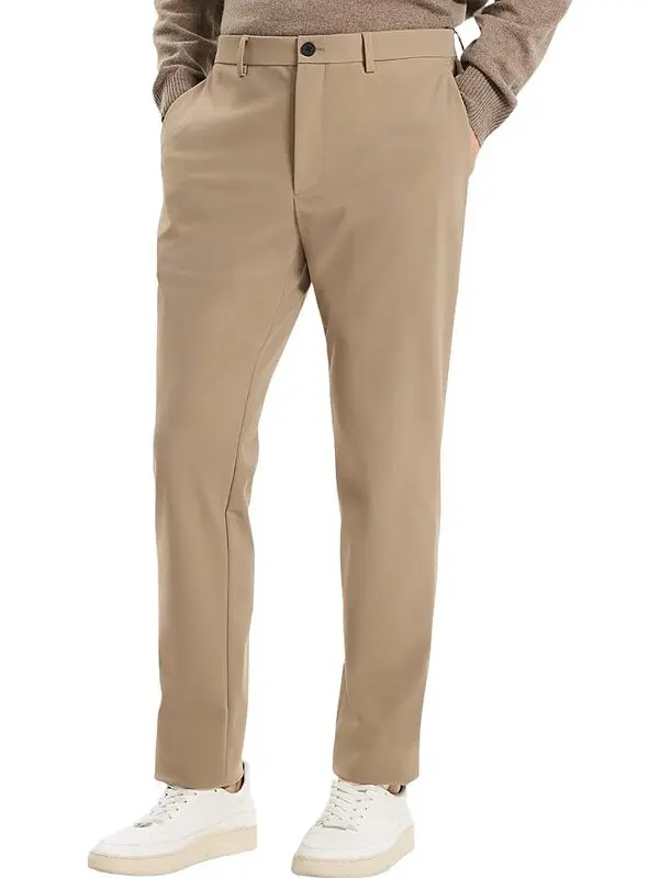 Theory Zaine Slim Straight Stretch Pants - Feather