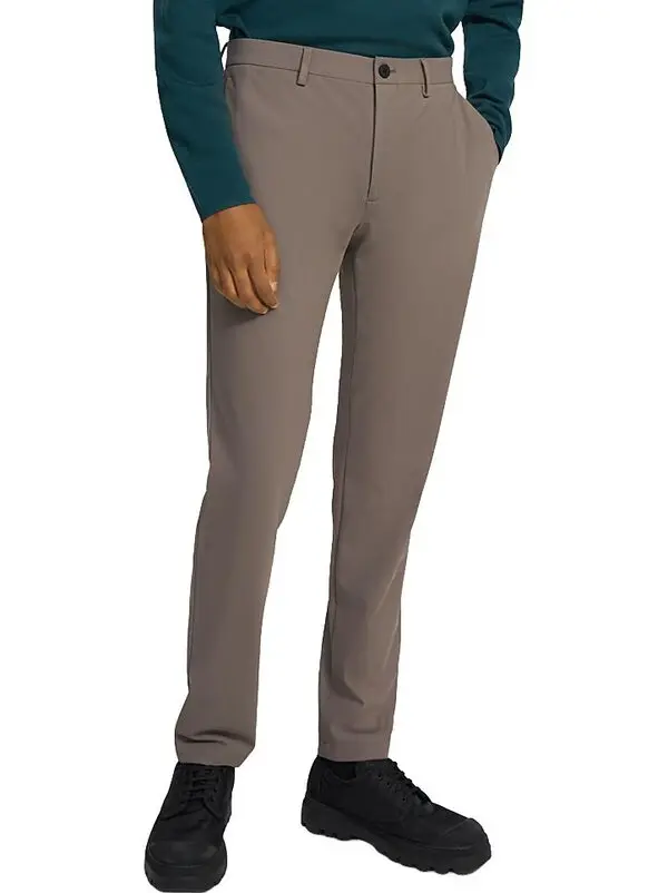 Theory Zaine Slim Straight Stretch Pants - Sidewalk