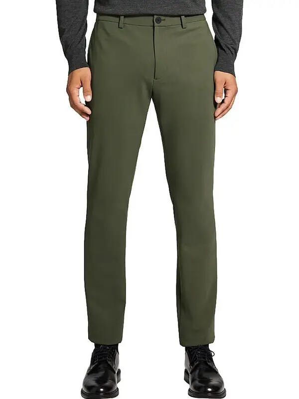 Theory Zaine Slim Straight Stretch Pants - Uniform