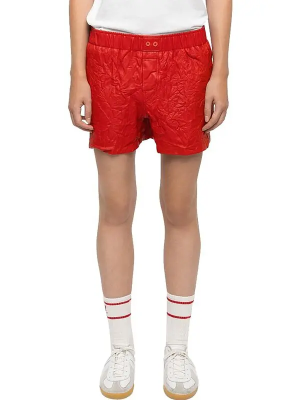 Zadig&Voltaire Crinkled Leather Shorts - Love