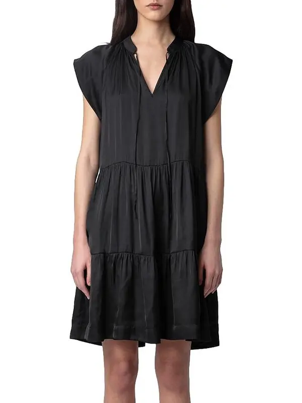 Zadig&Voltaire Rito Tiered Dress - Noir