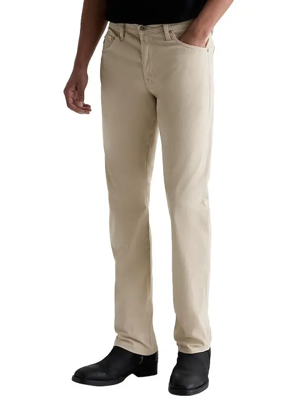 Ag Everett Straight Fit Twill Pants - Coastal Pebble