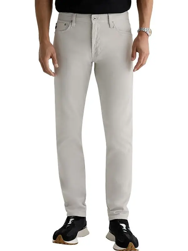 Ag Everett Straight Fit Twill Pants - Smoke